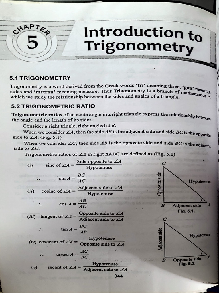 Trigonometry Part 1 | PDF
