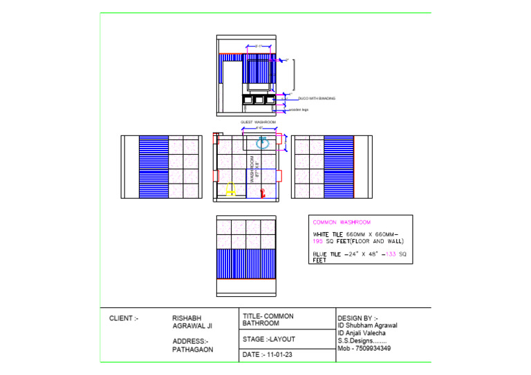 Common Bathroom Elevation | PDF