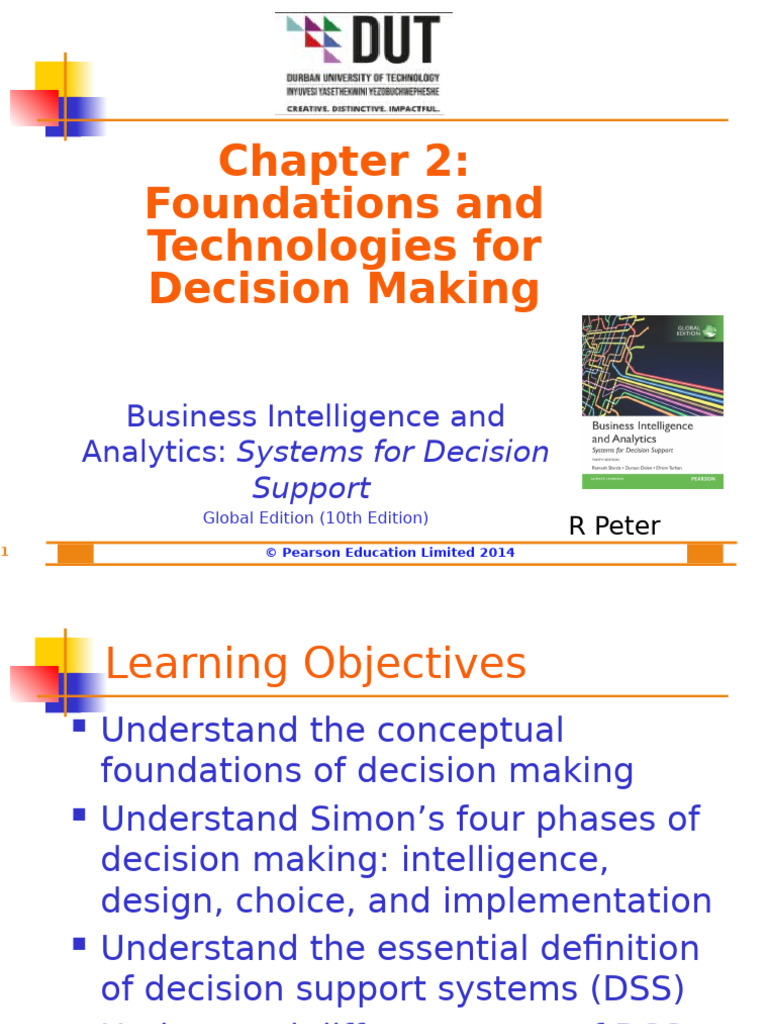 Chapter 2 - Foundations and Technologies For Decision Making | PDF | Decision Making | Decision ...