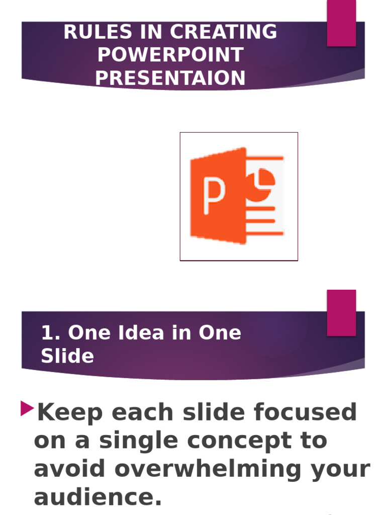 PowerPoint Presentation Rules Explained | PDF