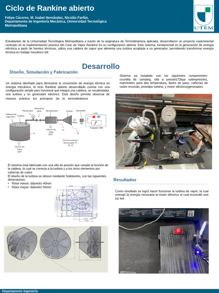 Poster Ciclo Rankine Final | PDF