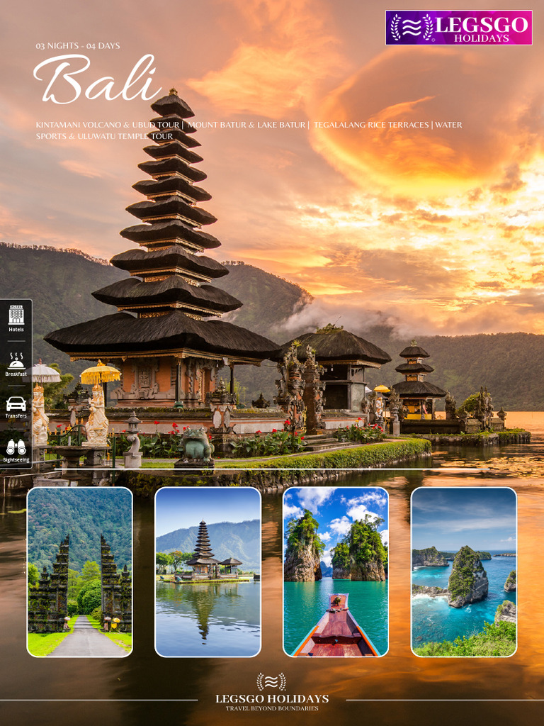 Bali Promotional Itinerary | PDF | Bali