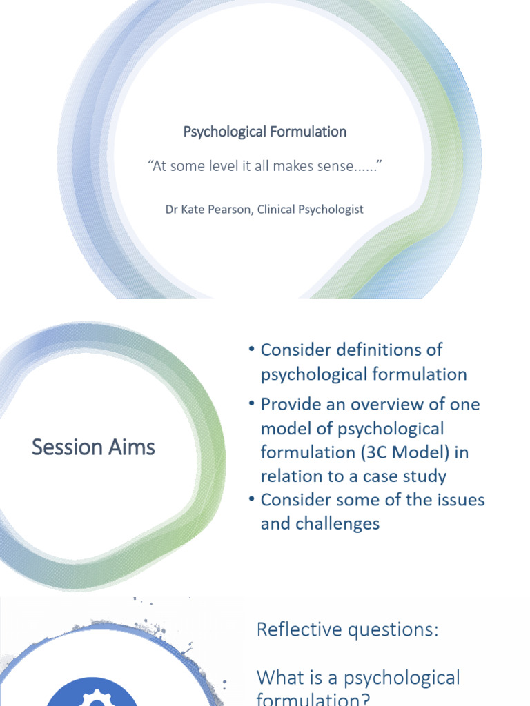 Introduction To Psychological Formulation | PDF | Psychology | Psychiatry
