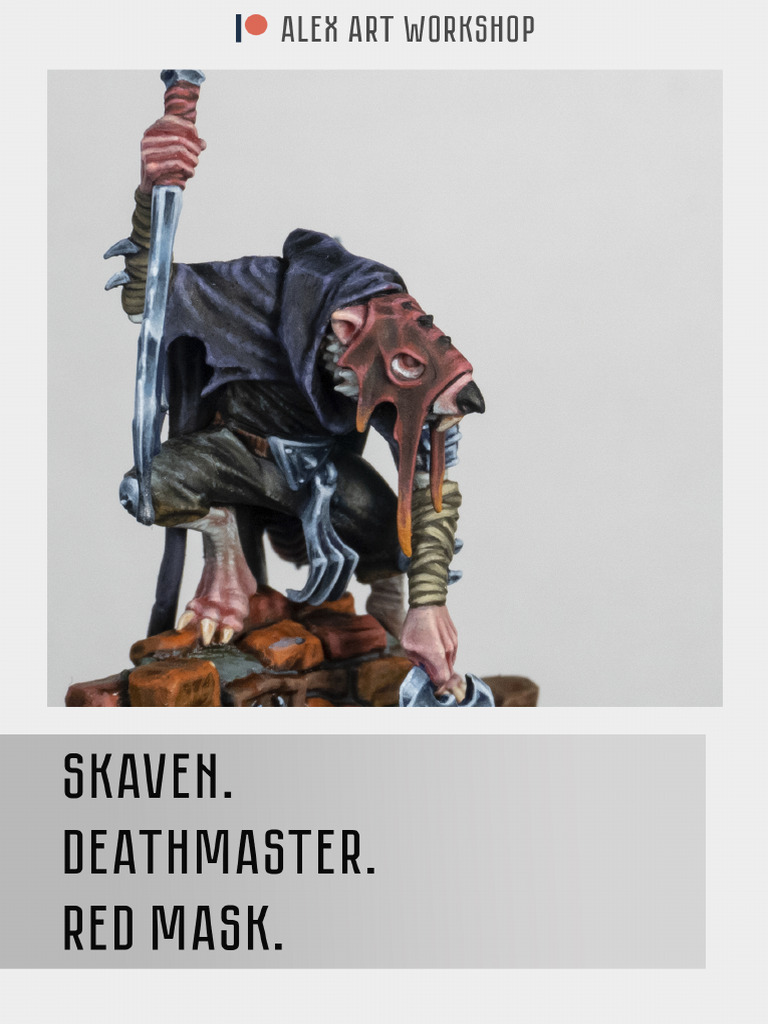 DM - Red - Mask Tutorial para Pintar Figuras de Skavens | PDF