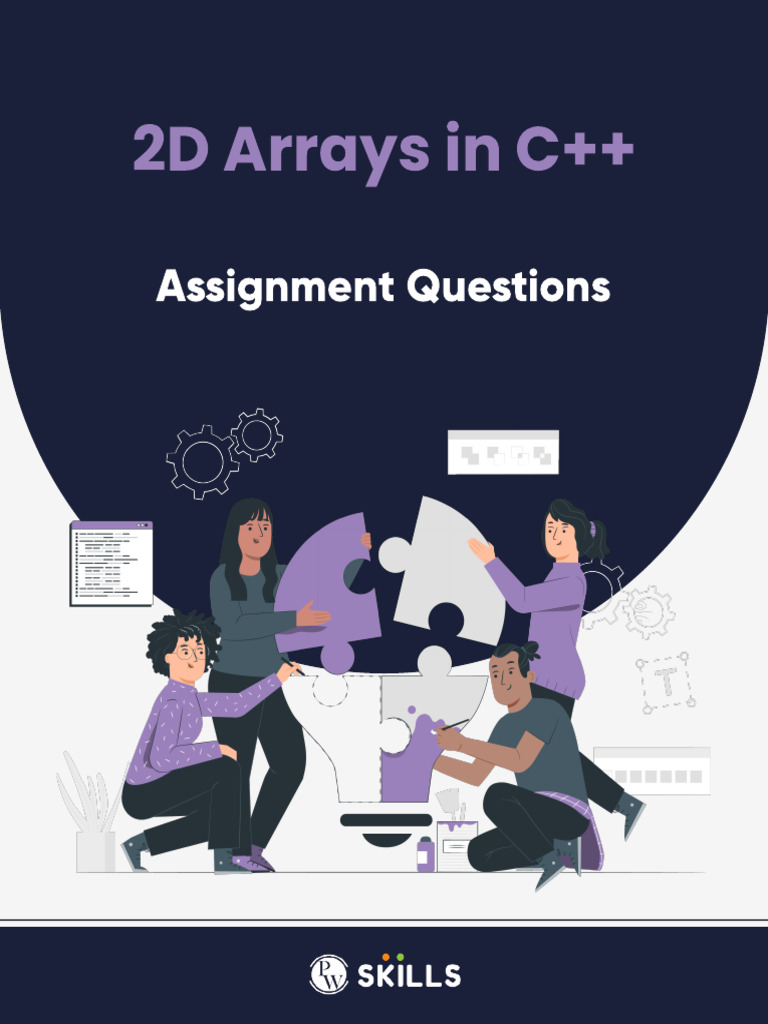 Assignment Questions - 2D Arrays in C++ | PDF