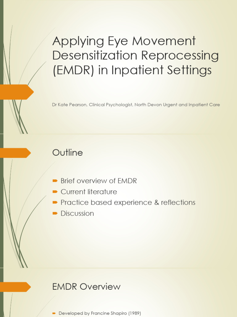 EMDR in Acute Inpatient Settings | PDF | Eye Movement Desensitization And Reprocessing ...