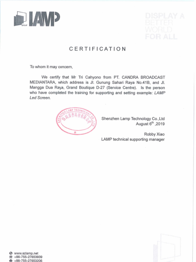 15b Expert+Certificates Mr+Tri+Cahyono. | PDF