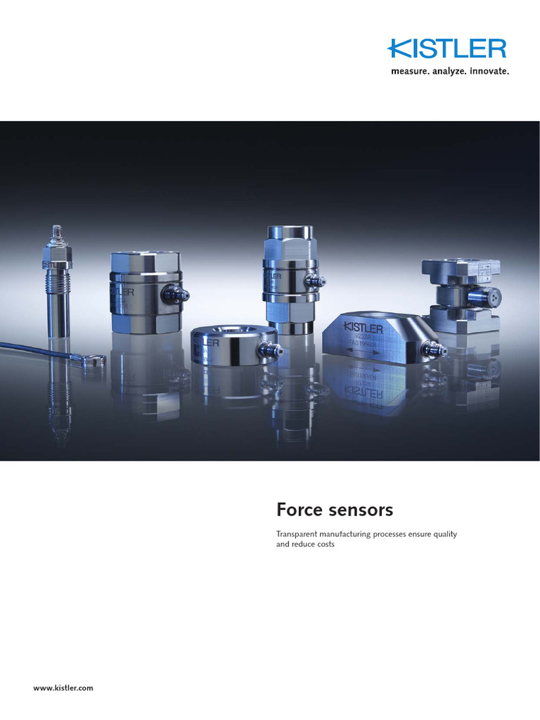 Kistler Sensors 9327C | PDF | Piezoelectricity | Quality Assurance