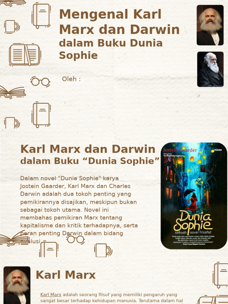 Marx dan Darwin dalam "Dunia Sophie" | PDF