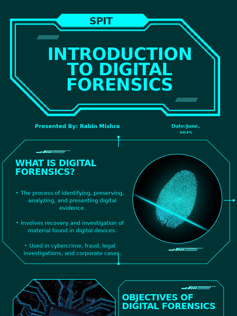 Introduction To Digital Forensics | PDF | Computer Forensics | Digital Forensics