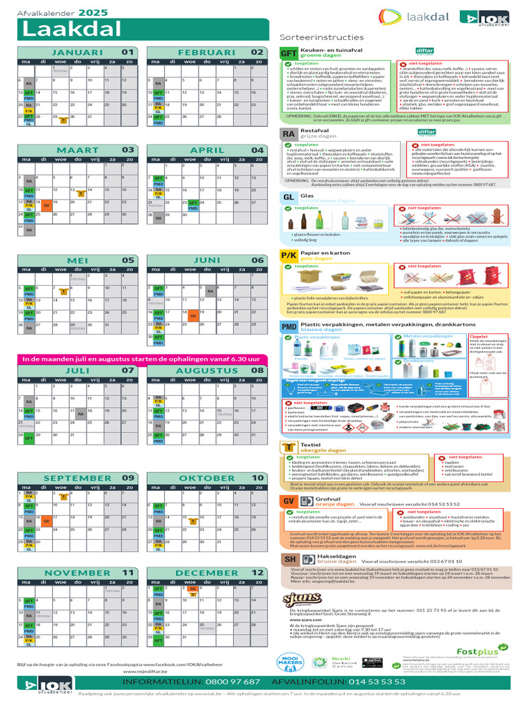 Afvalkalender Laakdal-2026 | PDF