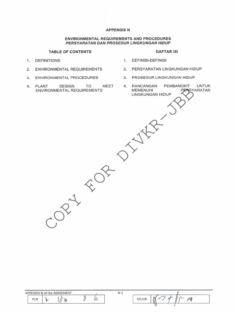 Appendix N - Environmental Requirements and Procedures | PDF