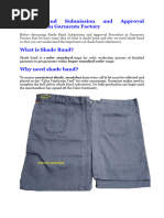 Shade Variation Control in Garments Industry | PDF | Dyeing | Textiles