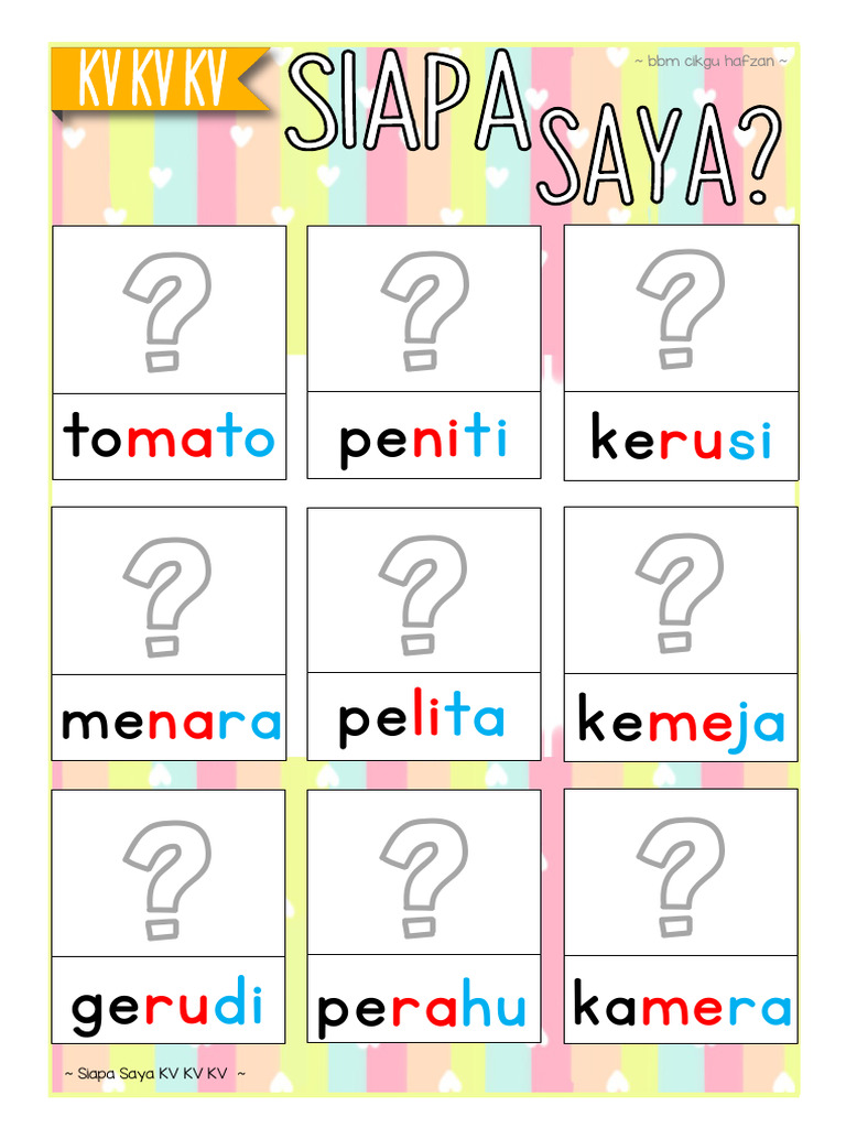 Siapa Saya KV KV KV | PDF