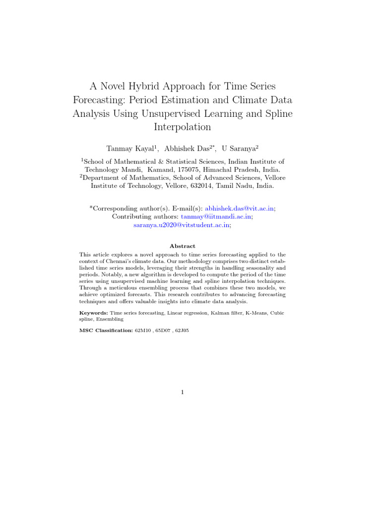 A Novel Hybrid Approach For Time Series Forecasting: Period Estimation ...