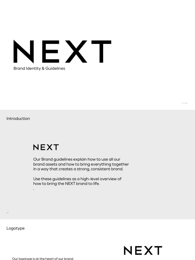 NEXT Brand Identity Guidelines 2023 | PDF | Typefaces | Logos