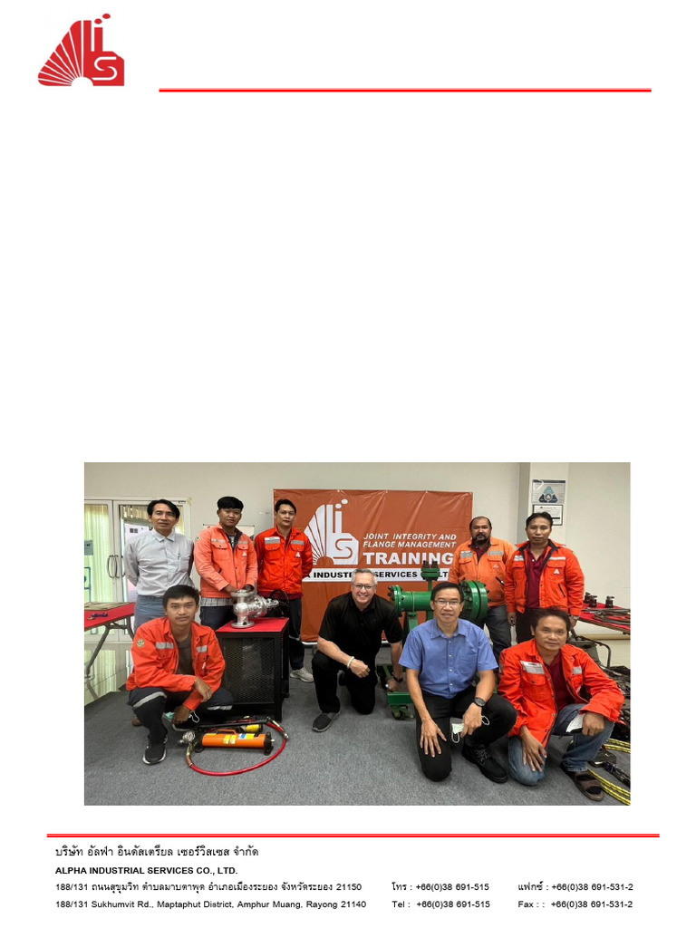 1. Joint Integrity and Flange Management Training Course Outline (Engineer _ Supervisor Level ...