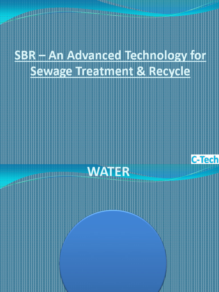 SBR Technology Presentation With Reference | PDF | Water | Sewage