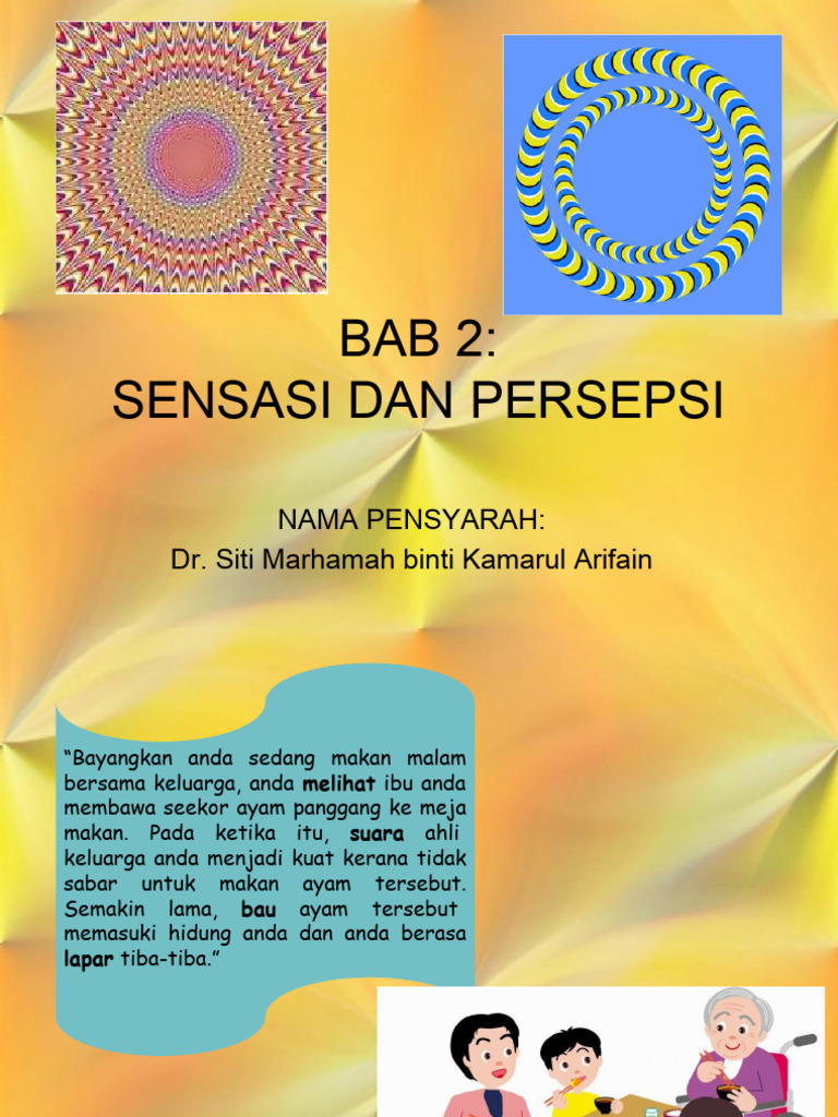 Proses Sensasi dan Persepsi dalam Psikologi | PDF