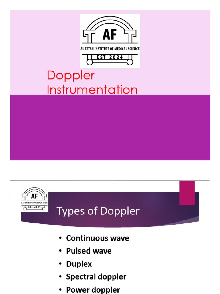 Lecture 10 Doppler Instrumentation_organized (1) | PDF | Sampling ...