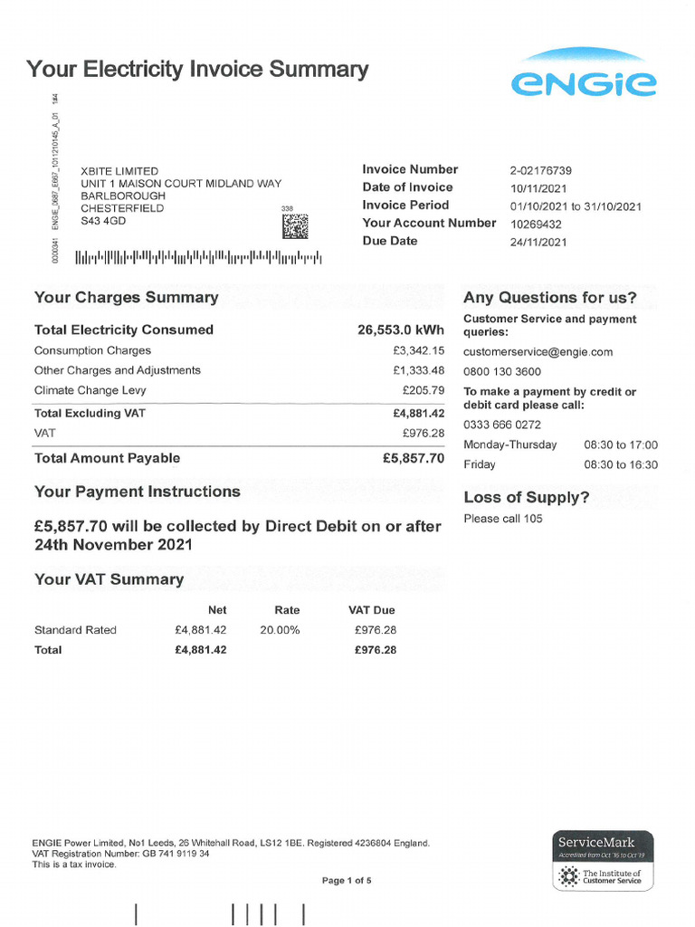 769583417 Pdfcoffee Com Utility Bill 10 PDF Free | PDF