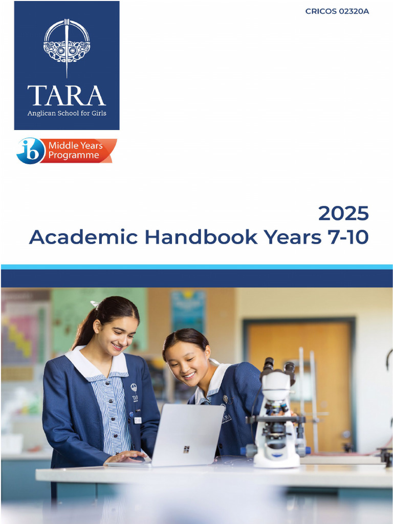 2025 Academic Handbook Yrs 7 8 9 10 | PDF | Learning | Educational ...
