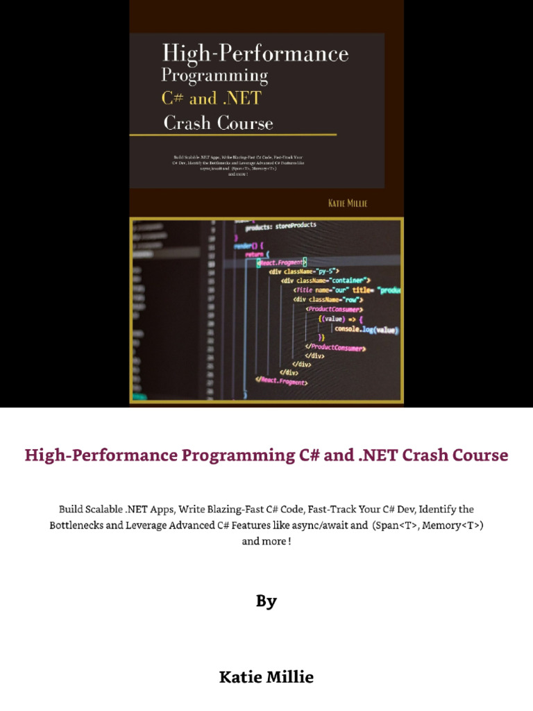 High-Performance Programming C - and .NET Crash Course (2024 ...