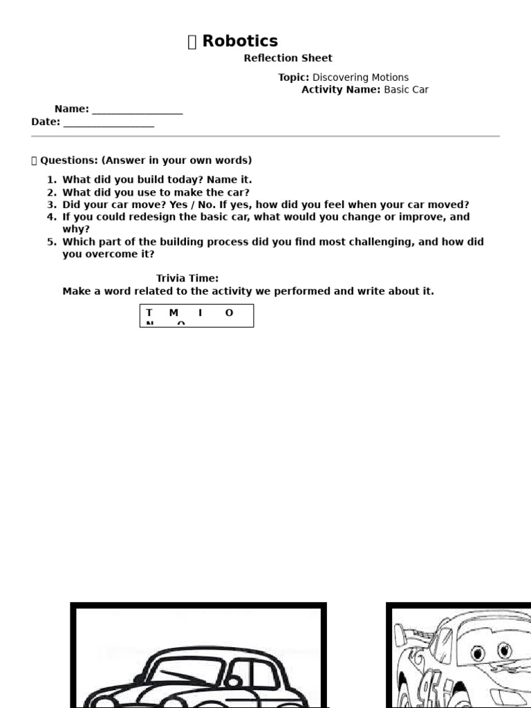 Discovering Motions CARS | PDF