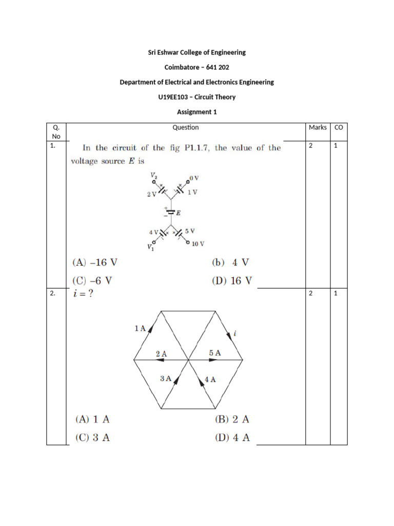 CT - Assignment 1 | PDF