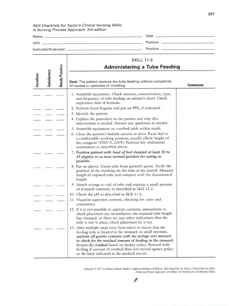Administering Atube Feeding | PDF