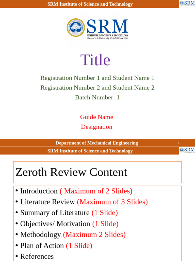 Ee12 Zeroth Review | PDF | Methodology