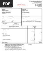 CIPL Shipping Invoice and Packing List | PDF