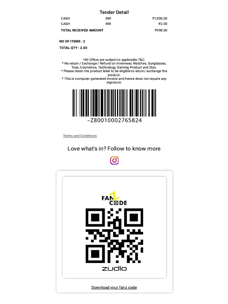 Your Bill Pdf