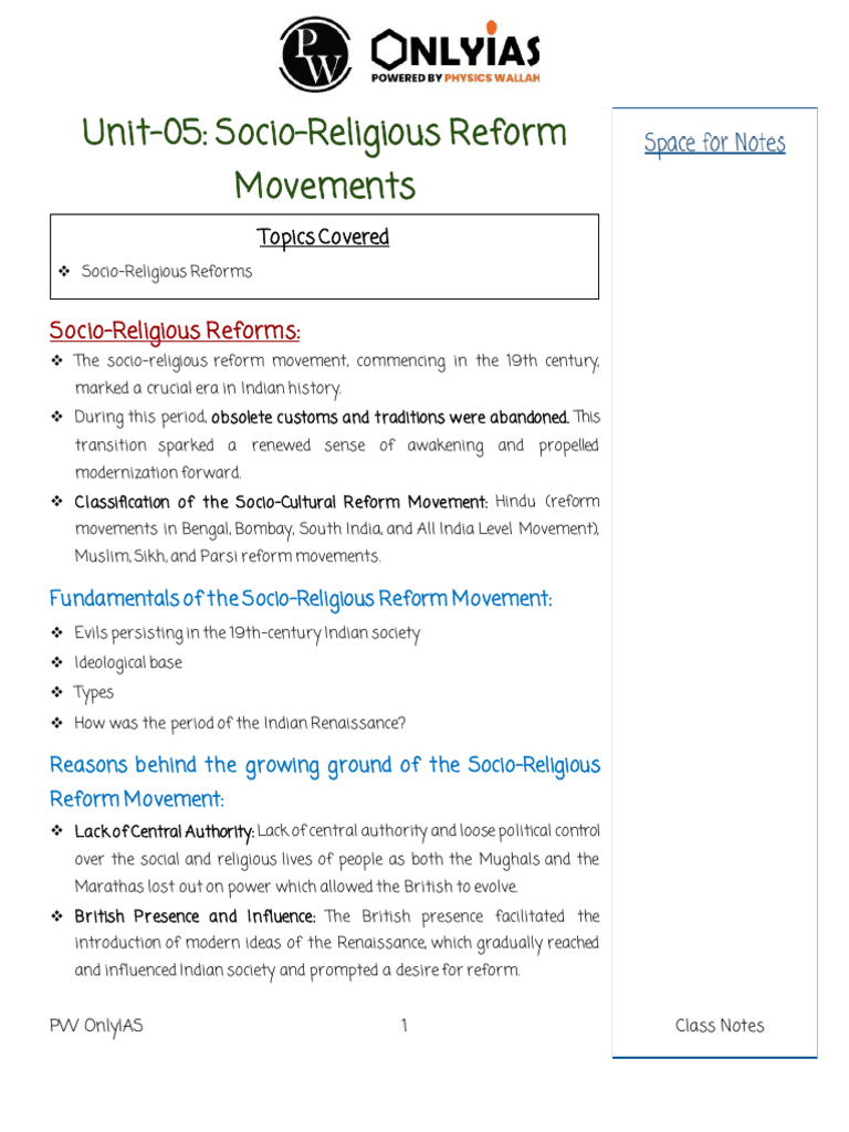 Modern History Unit 5 - Daily Class Notes | PDF | Theosophy | Humanism