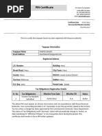 Self Registration For Taxpayers User Guide | PDF | Taxes | Credential