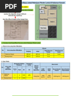 Materi Perhitungan Floor Screed Atau Plester Lantai | PDF