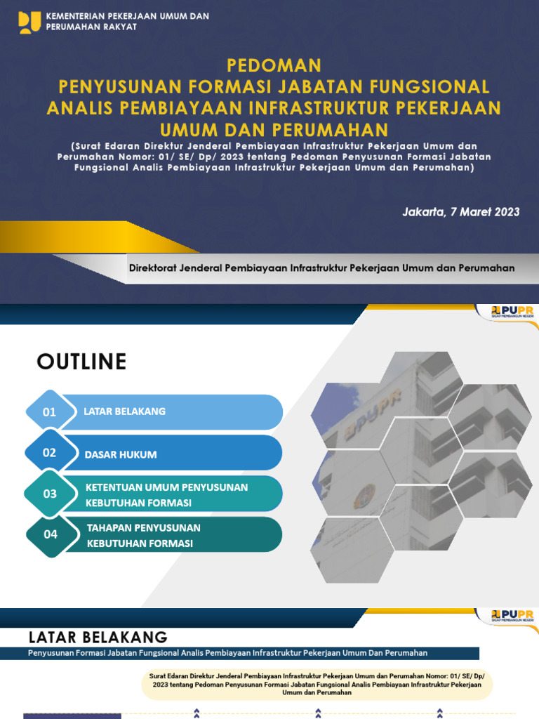 Pedoman Formasi Jabatan Analis Infrastruktur | PDF
