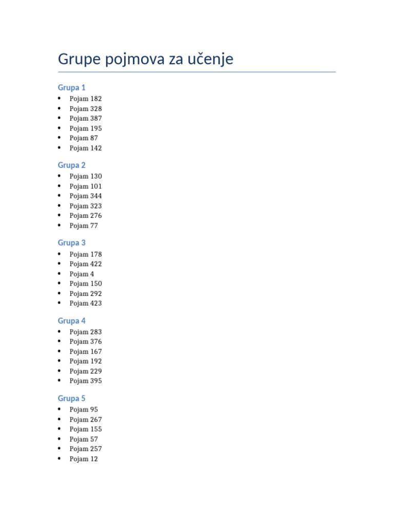 Grupe Za Ucenje Srbija | PDF