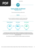 Typing Test English | PDF | Human–Computer Interaction | Tools