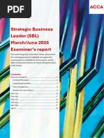 SBL Examiner's Report December 2024 | PDF | Performance Indicator ...