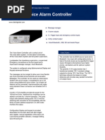 Plena Voice Alarm Controller LBB1990/00 | PDF | Microphone | Amplifier