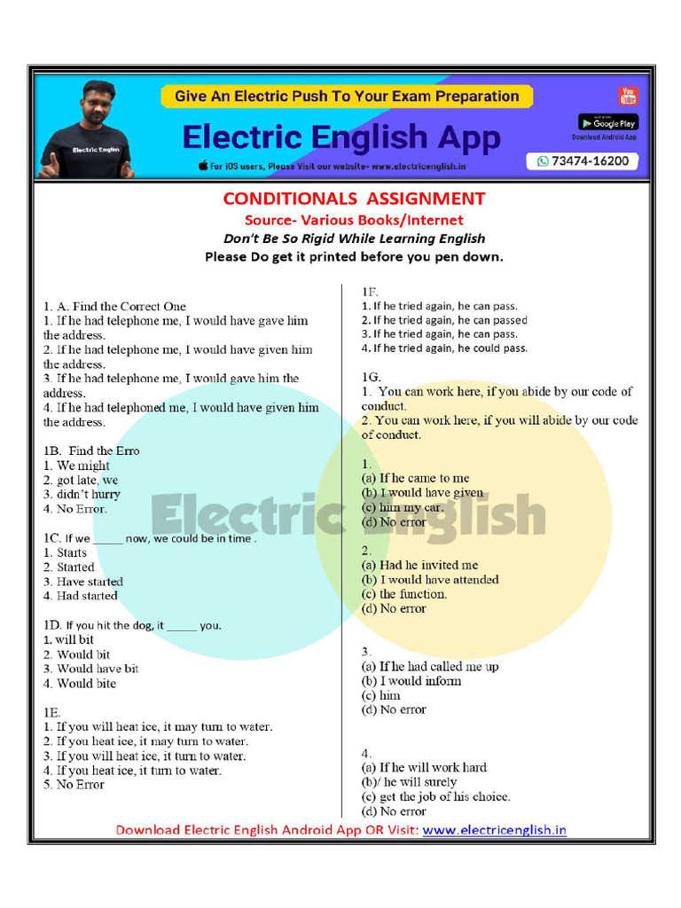 02 Conditional Assignment | PDF