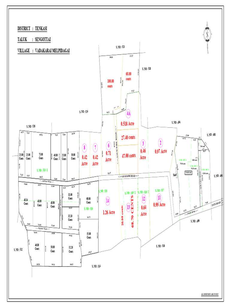 District: Tenkasi Taluk: Sengottai Village: Vadakarai Melpidagai | PDF