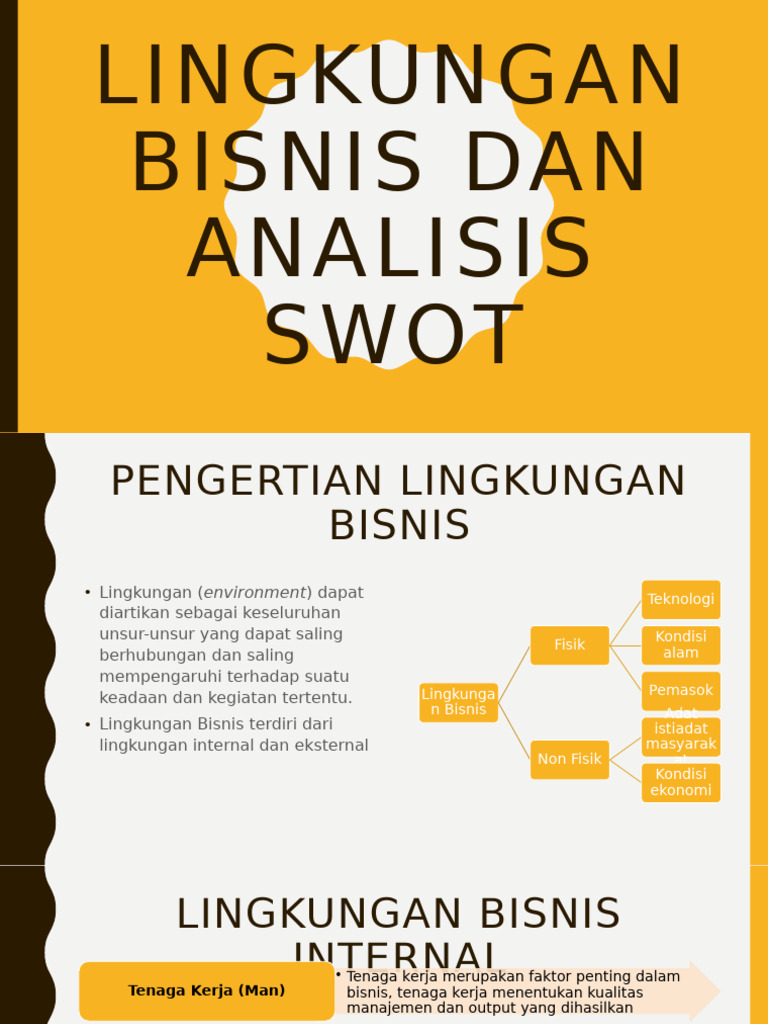Lingkungan Bisnis Dan Analisis Swot | PDF