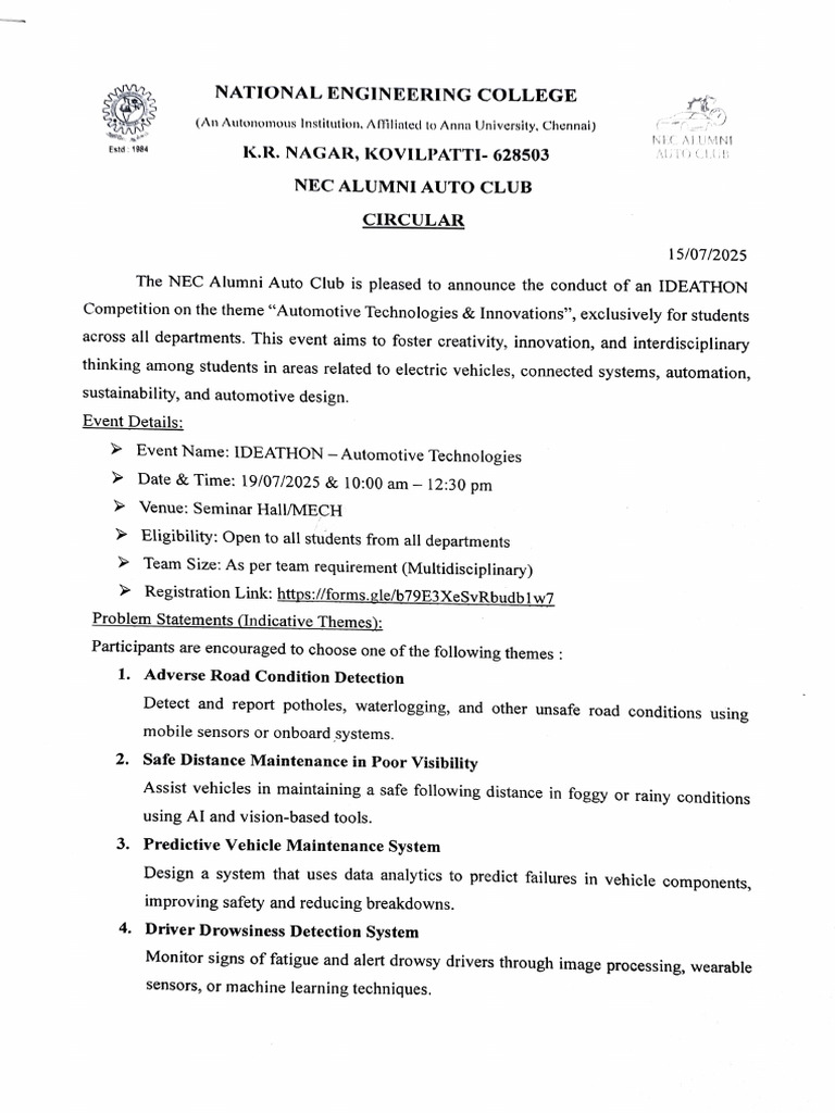 Ideathon Circular | PDF