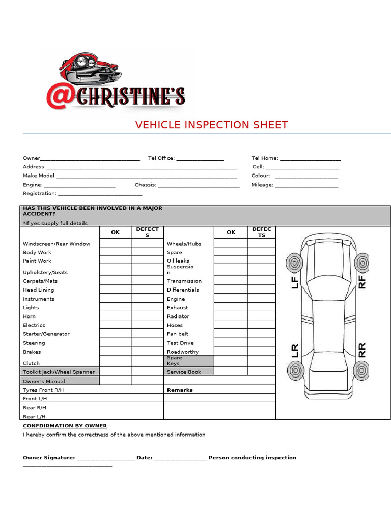 Vehicle Inspection and Service Agreement | PDF | Damages | Negligence