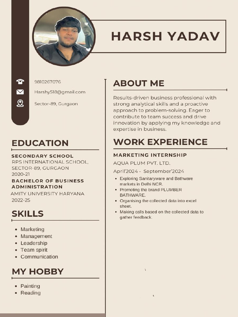 Harsh Resume Main | PDF