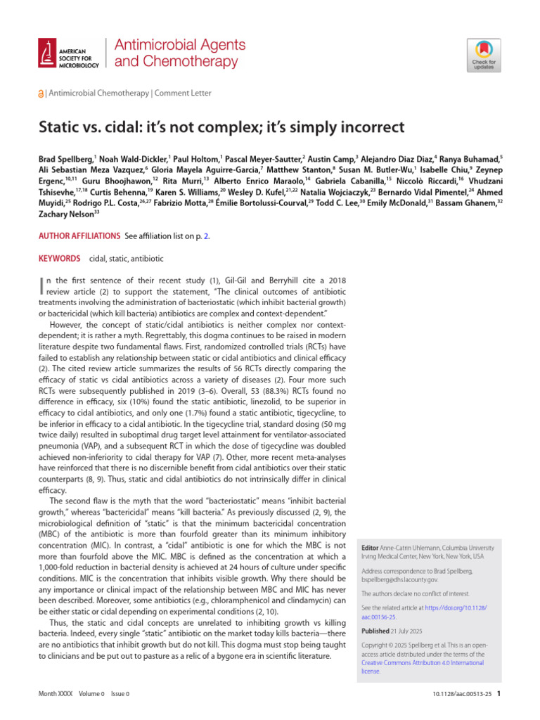 Static vs. Cidal It’s Not Complex; It’s Simply Incorrect | PDF ...