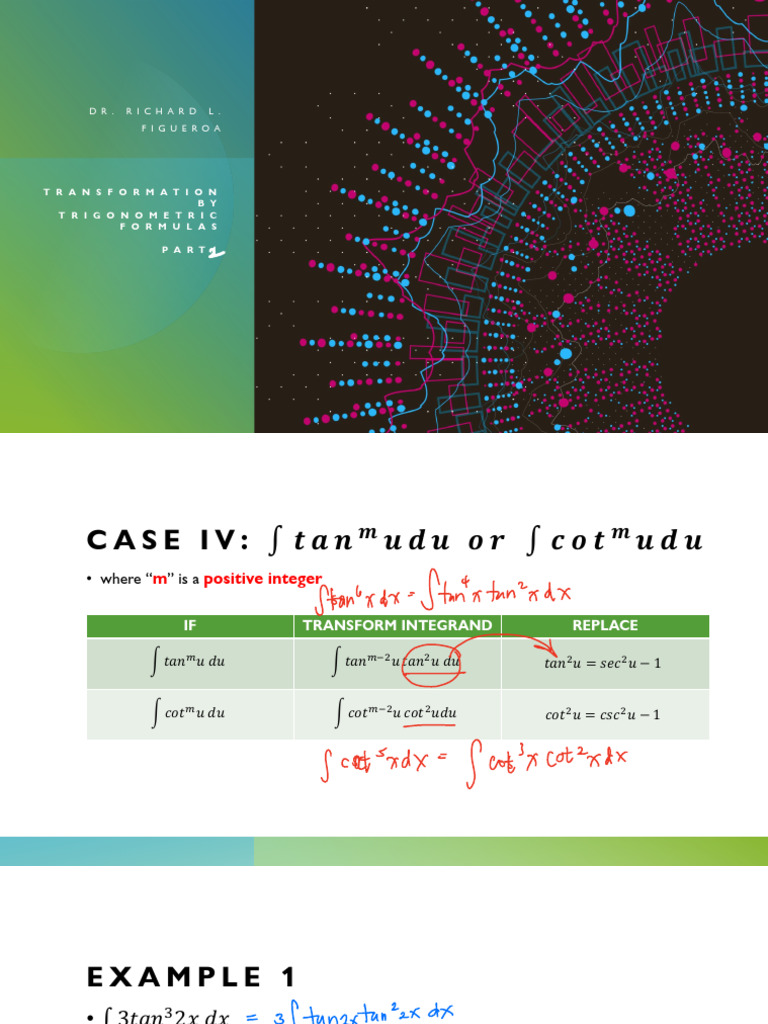 6 Transformation by Trigonometric Formulas Part 2 CE 102 | PDF | Mathematical Objects | Special ...