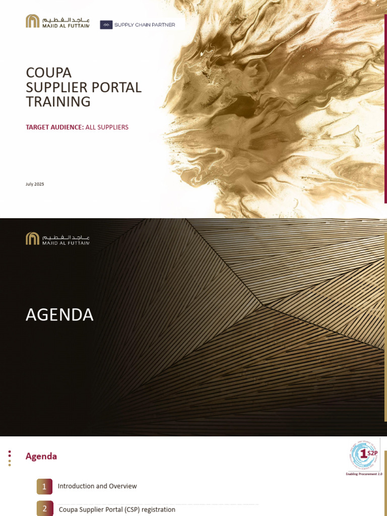 Coupa Supplier Portal Training Guide | PDF | Procurement | Invoice